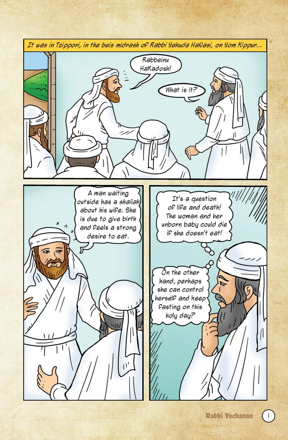 The Amoraim Series: Rabbi Yochanan - Comics – Judaica Plaza