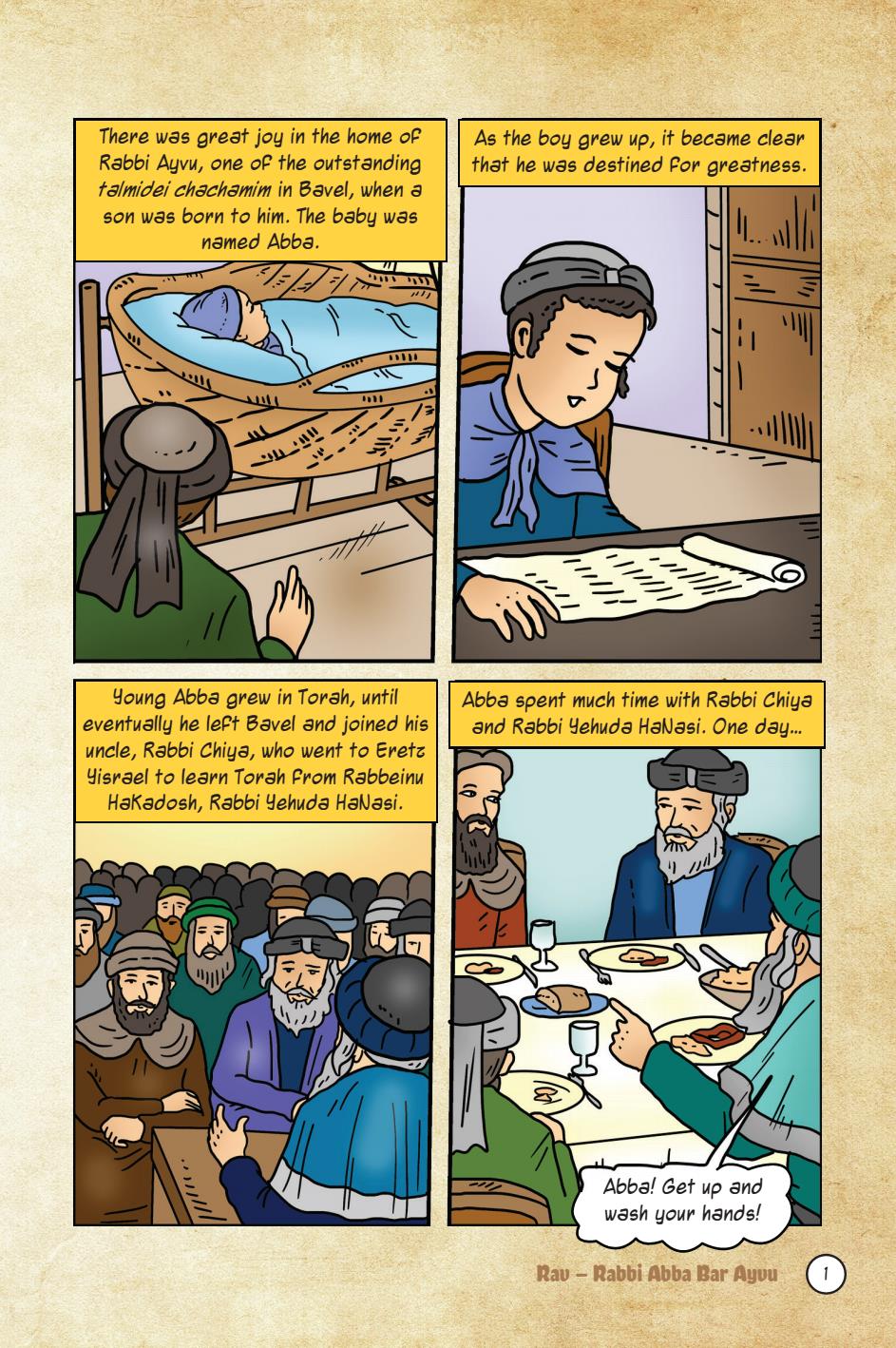The Amoraim Series: Rabbi Abba Bar Avyu [Rav] - Comics – Judaica Plaza
