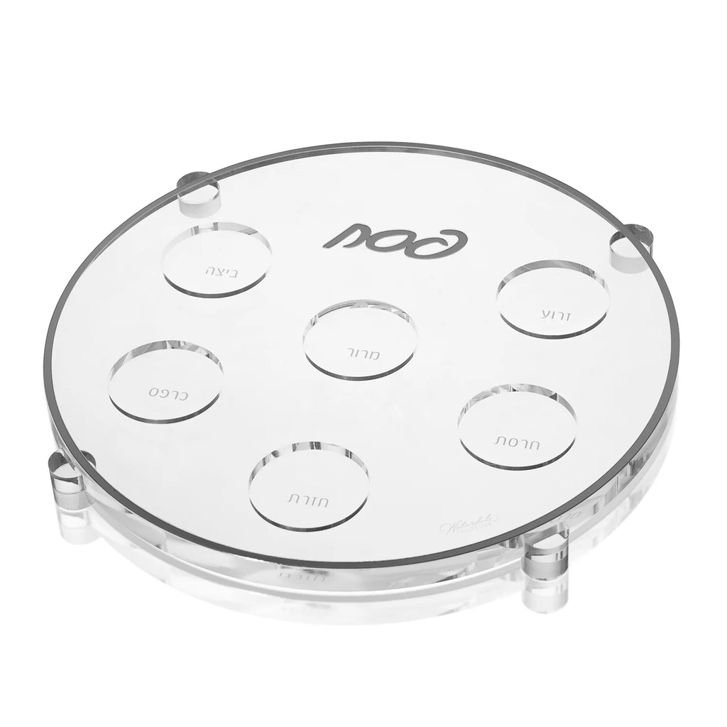 Waterdale Collection: Lucite Seder Plate - Classic – Judaica Plaza