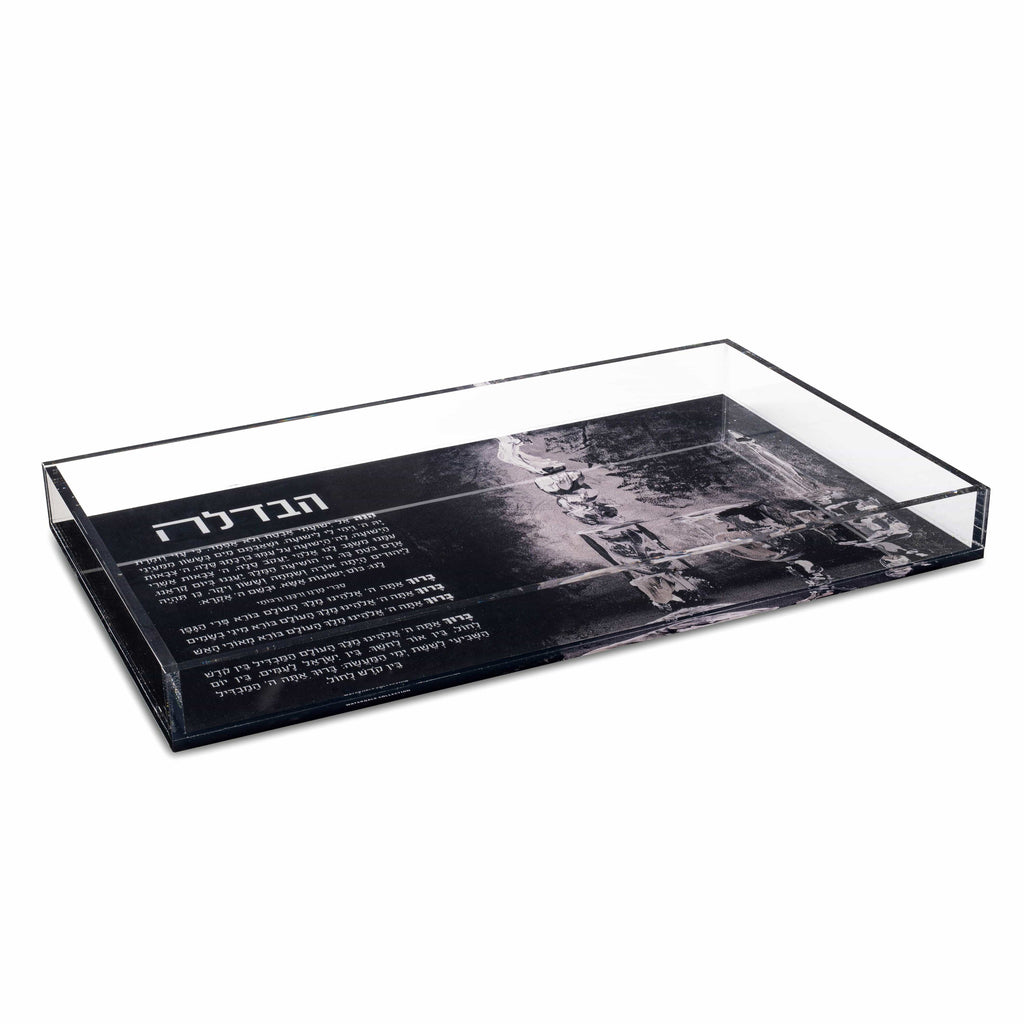 Waterdale Collection: Lucite Havdalah Plate Painted By Zelda – Judaica ...