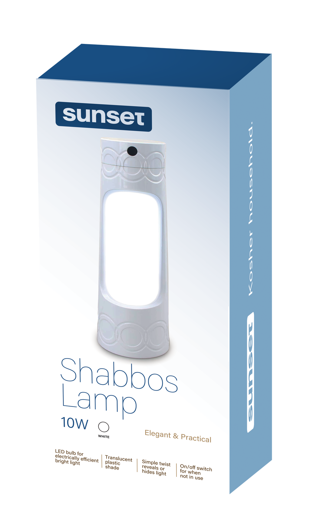 Sunset: Shabbos Lamp – Judaica Plaza