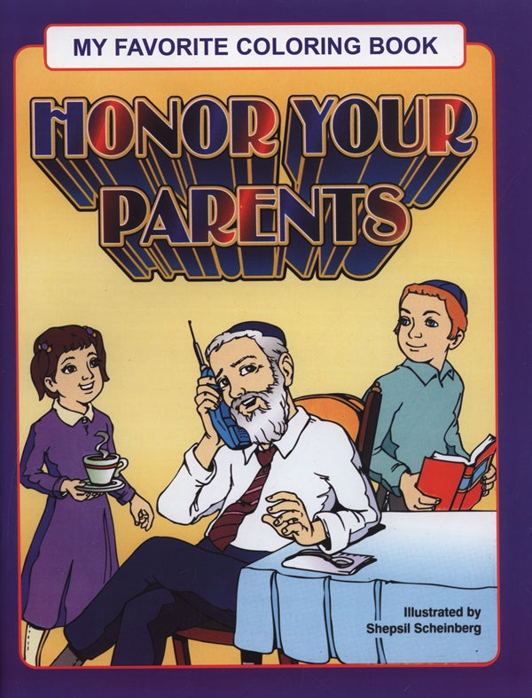 Honoring Your Parents Coloring Book – Judaica Plaza