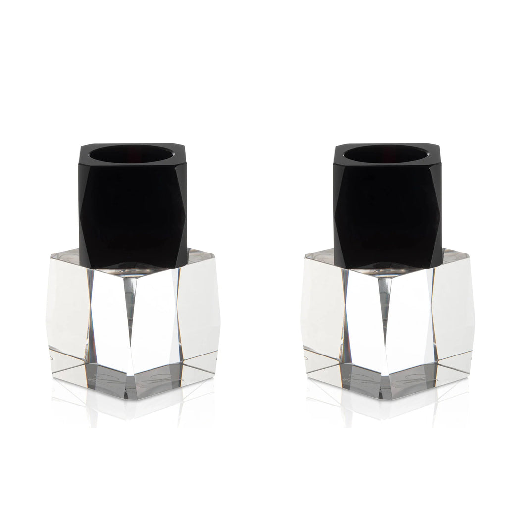 Waterdale Collection: Crystal Tea Light Holder - Cube – Judaica Plaza