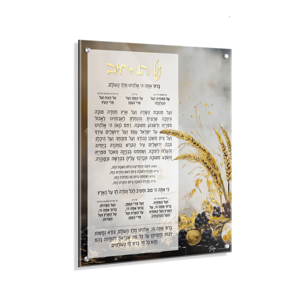 Waterdale Collection: Lucite Al Hamichya Painted by Batya – Judaica Plaza